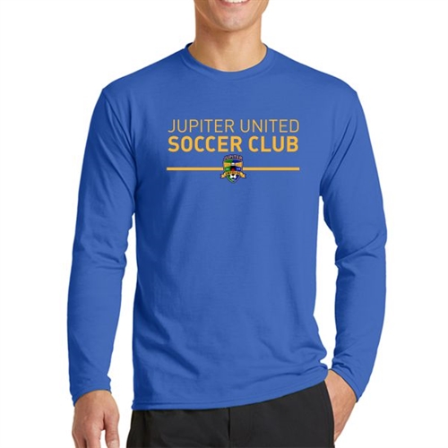 Jupiter United FC Long Sleeve Performance Shirt - Blue ...