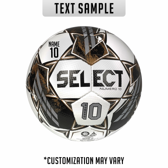 Select Numero 10 Soccer Ball - White/Black/Gold 0275150121 ...