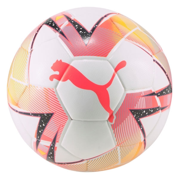 Puma Futsal 1 TB Pro - White/Sunset Glow 083763-01 - AuthenticSoccer.com