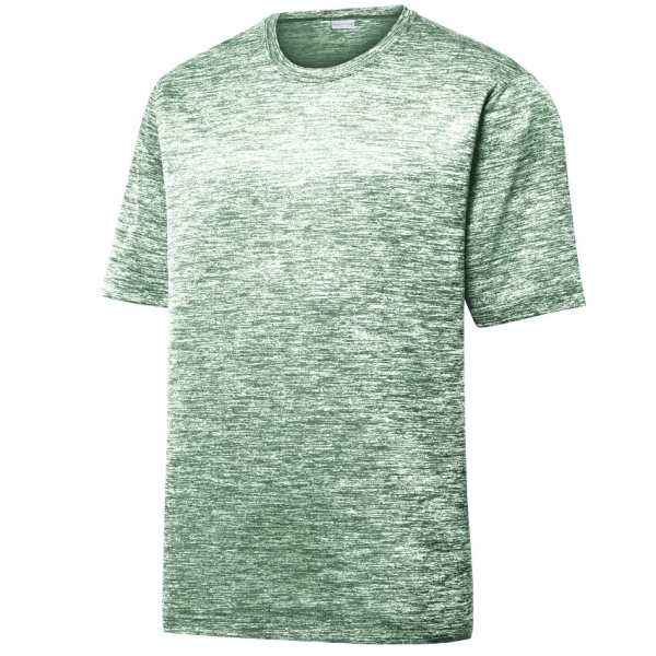 Sport Tek Heather Shirt - Forest Green/Electric - AuthenticSoccer.com