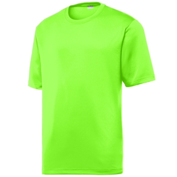 Sport Tek PosiCharge Tough Shirt - Neon Green - AuthenticSoccer.com