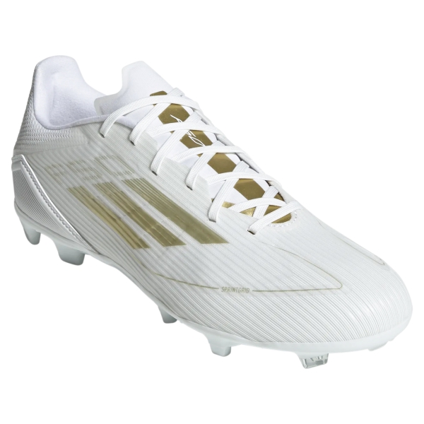adidas F50 League FG/MG - Cloud White/Gold Metallic/Cloud White IE0604 ...