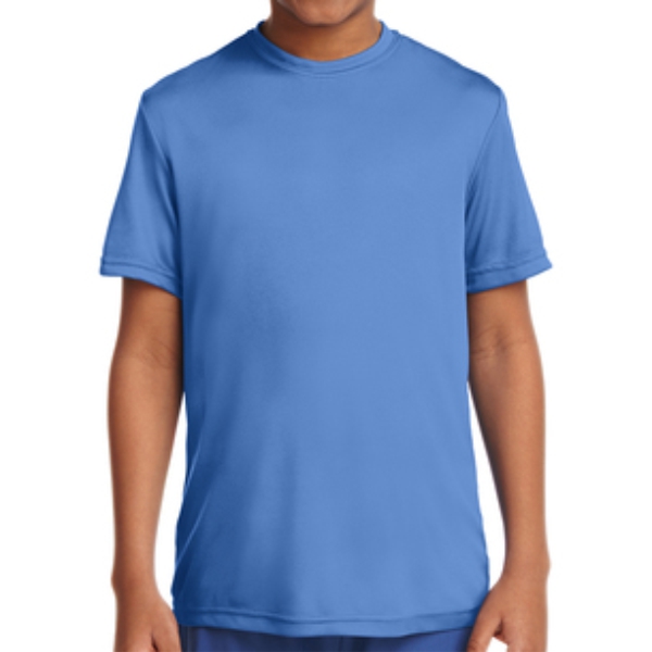 Sport Tek Youth Performance Shirt - Light Blue - AuthenticSoccer.com